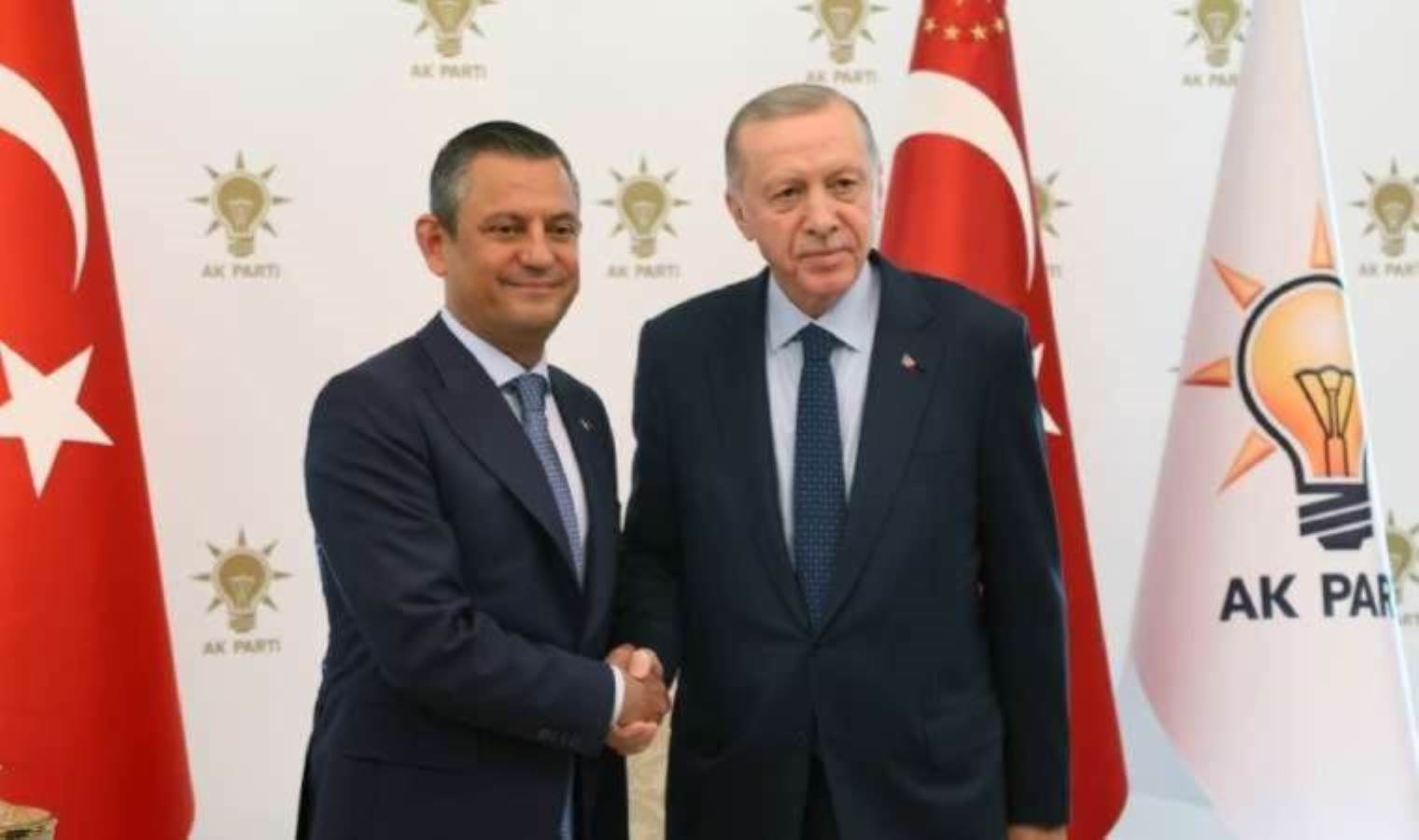 Turkey's Erdogan meets opposition leader for first time in 8 years